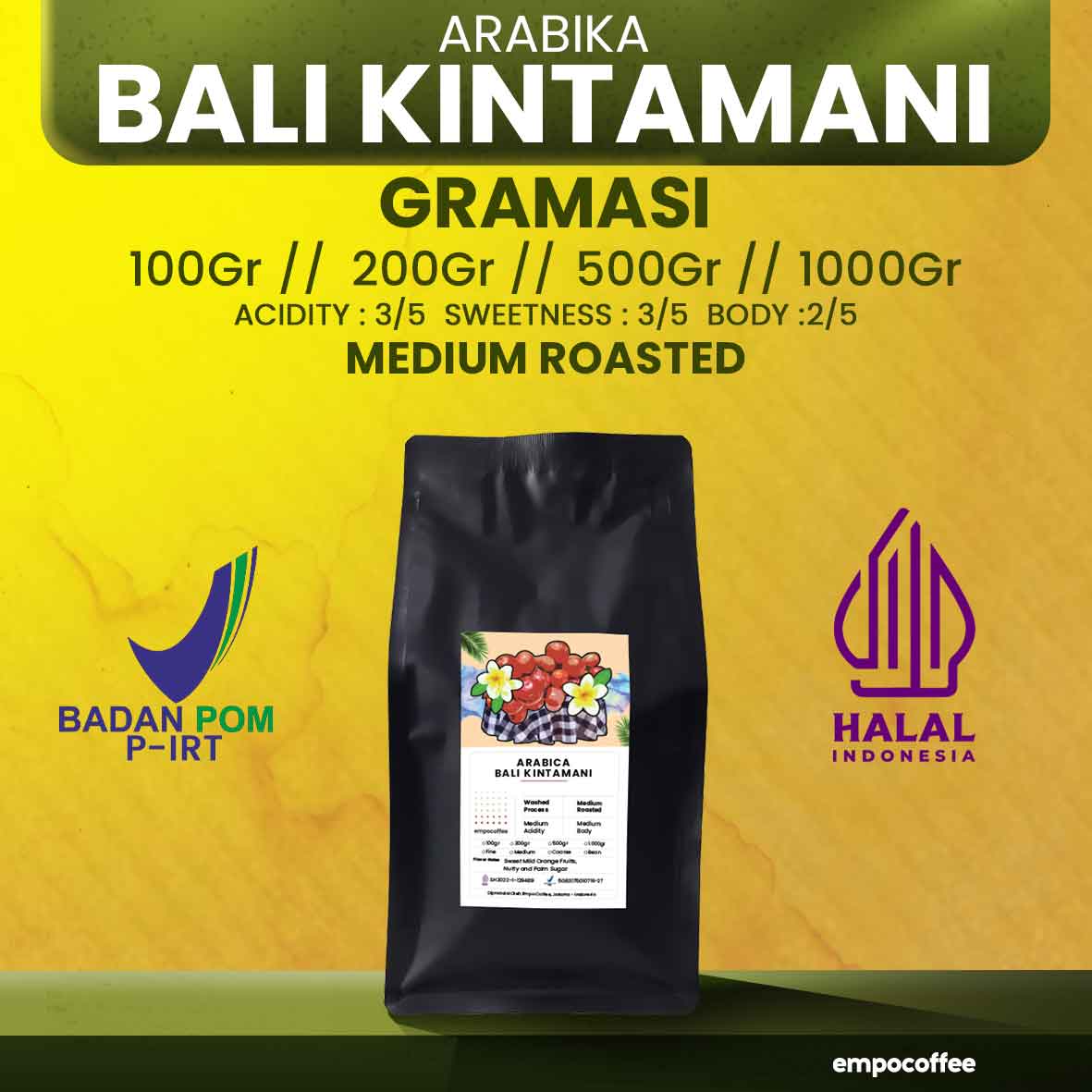 Kopi Arabika Bali Kintamani - Empocoffee