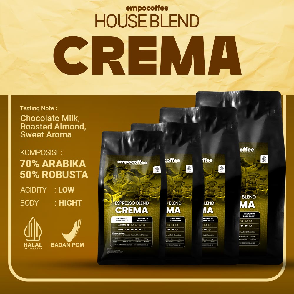 Crema Espresso House Blend - Empo Coffee