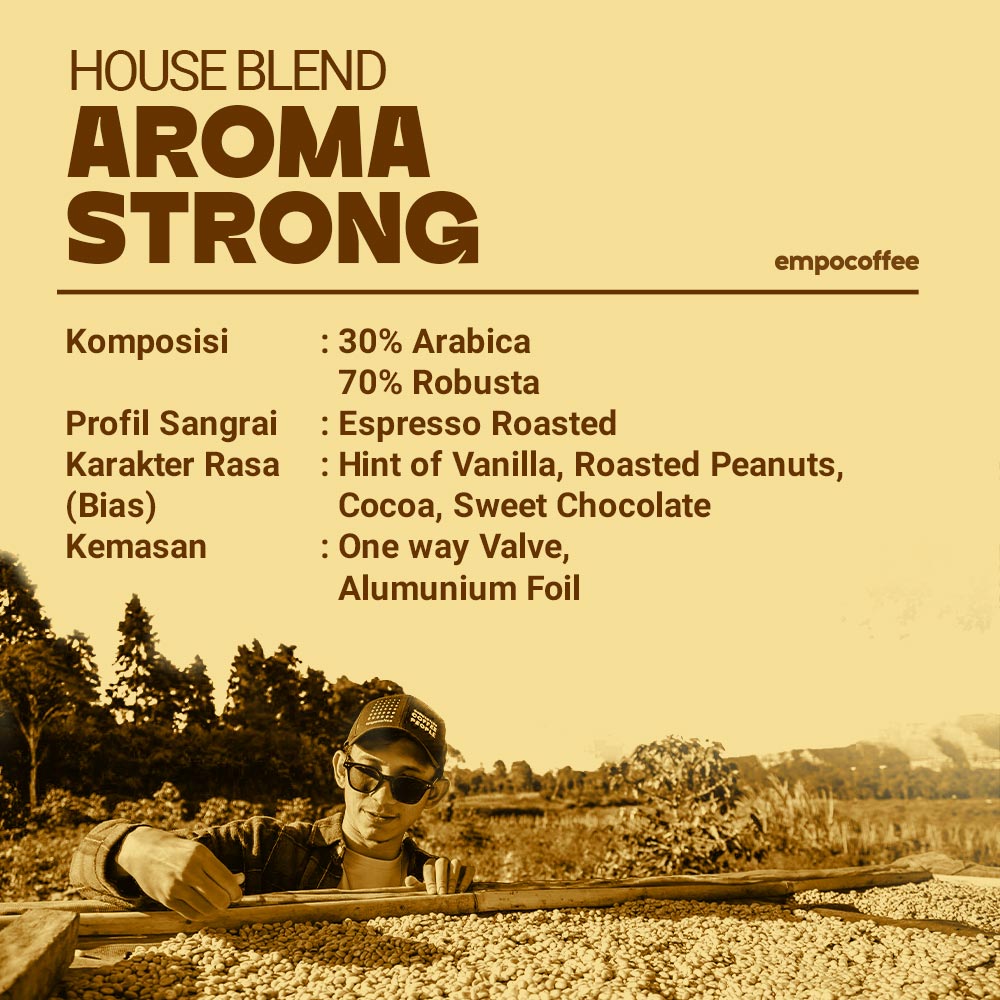 Aroma Strong Espresso House Blend - Empo Coffee